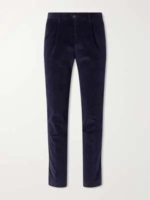 SLOWEAR Incotex Straight-leg Stretch Cotton-corduroy Trousers