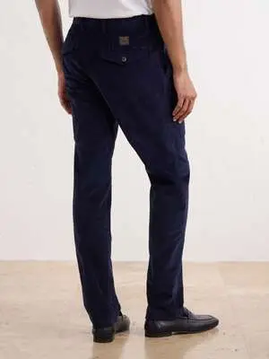 SLOWEAR Incotex Straight-leg Stretch Cotton-corduroy Trousers