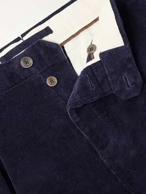 SLOWEAR Incotex Straight-leg Stretch Cotton-corduroy Trousers