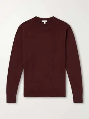 Sunspel Cashmere Sweater - Black