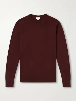 Sunspel Cashmere Sweater - Black