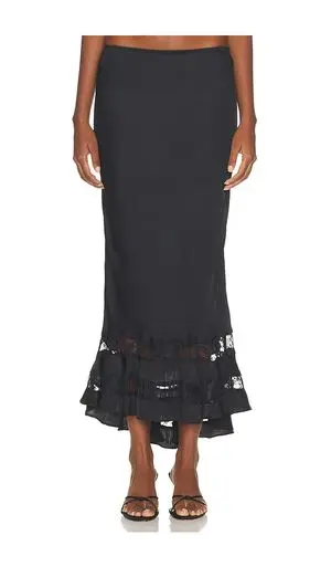 Free People Long Lost Lover 1/2 Slip Skirt