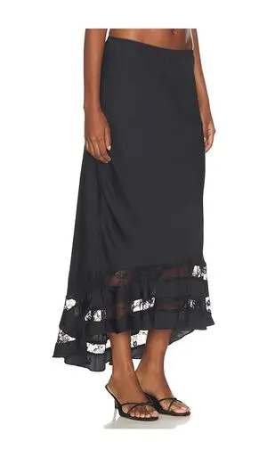 Free People Long Lost Lover 1/2 Slip Skirt