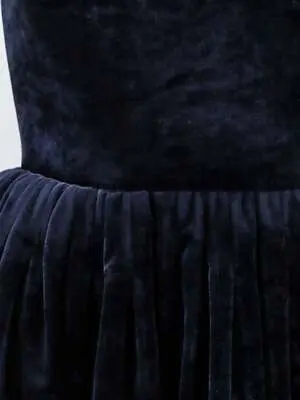 Alaïa Short Velvet Dress - Blue