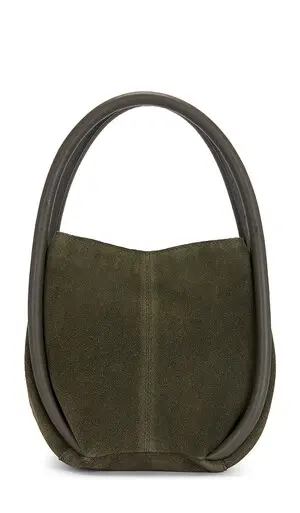 Free People Barlow Bucket Bag In Olive