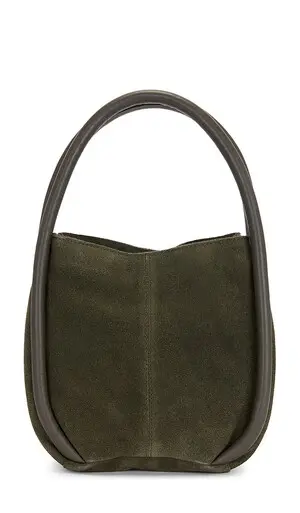 Free People Barlow Bucket Bag In Olive