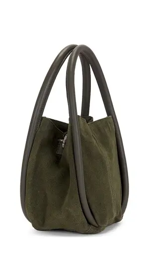 Free People Barlow Bucket Bag In Olive