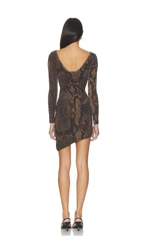 FENERS Perla Dress In Brown