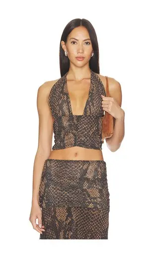 FENERS Festa Top In Brown