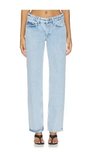 Rag & Bone Harlow Low Rise Slim Straight Full Length Jeans - May