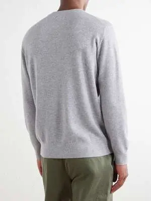 Hartford Wool And Cashmere-blend Waffle Henley Sweater