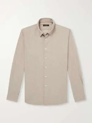 SLOWEAR Glanshirt Cotton-twill Shirt - Beige