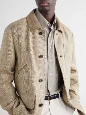 SLOWEAR Glanshirt Cotton-twill Shirt - Beige