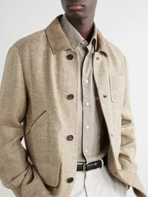 SLOWEAR Glanshirt Cotton-twill Shirt - Neutrals