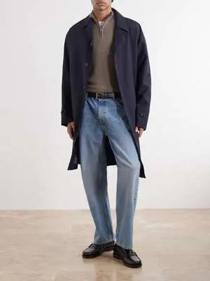 Sunspel Cashmere Half-zip Sweater
