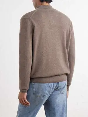 Sunspel Cashmere Half-zip Sweater