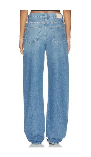 Paige Emilie Tapered Leg Jeans In Blue