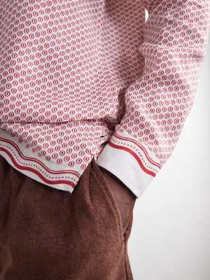 Orlebar Brown Ridley Printed Linen Shirt