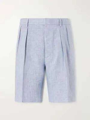 Ralph Lauren Purple Label Cotton Gabardine Shorts