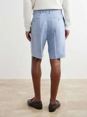 Ralph Lauren Purple Label Cotton Gabardine Shorts