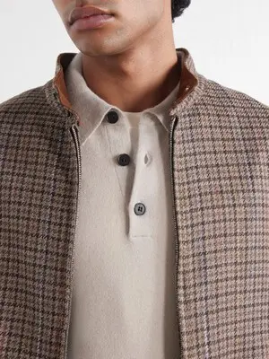 Sunspel Cashmere Polo-shirt - Neutrals