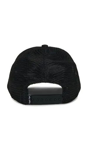 HAPPY CAPS Studded Smiley Meshback Hat