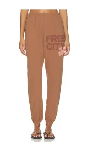FREECITY Large Sweatpant In Rust