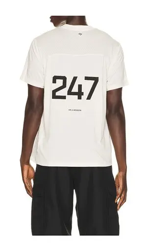 247 BY REPRESENT Numbers Tee In White - Flat White
