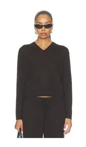LESET James V Neck Top