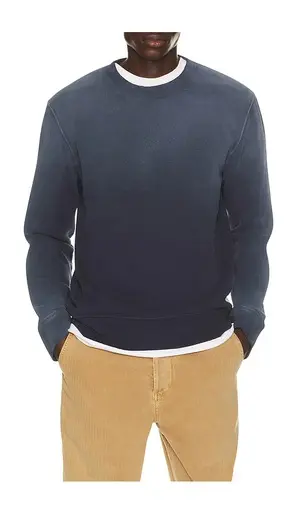 Citizens Of Humanity Vintage Crewneck Sweatshirt In Navy - Washed Marine