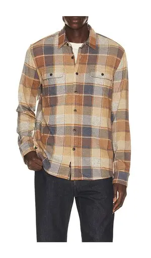 Faherty Brand Legend Sweater Shirt In Multi - Boulder Creek Plaid