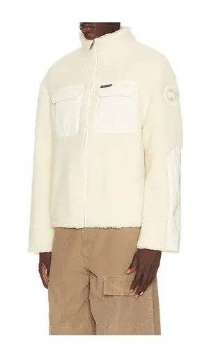 Canada Goose Harrier Fleece Jacket In White