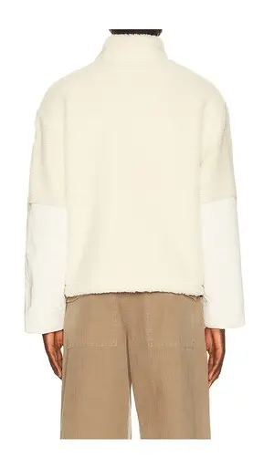Canada Goose Harrier Fleece Jacket In White