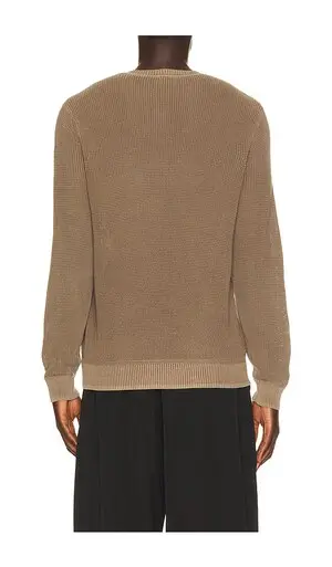 Faherty Brand Sunwashed Crewneck Sweater In Brown