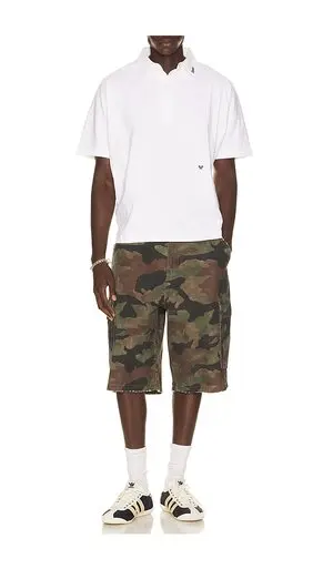 Rhude Short Sleeve Jersey Polo Shirt
