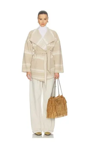 Isabel Marant Étoile Brea Coat In Beige