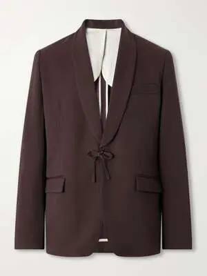 A KIND OF GUISE Shinji Virgin Wool Blazer - Brown