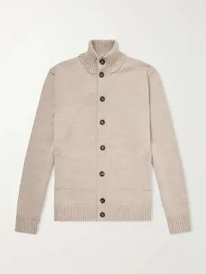 SLOWEAR Wool Cardigan - Beige