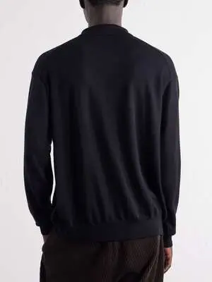 A.PRESSE Wool Polo Shirt