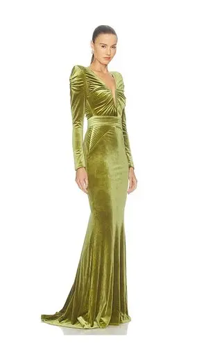 ZHIVAGO The Bloom Velvet Gown