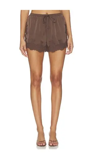 Heartloom Summer Short In Chocolate - Coco
