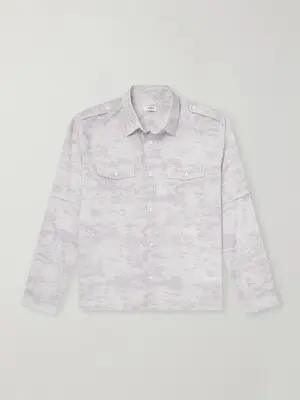 ADON Cotton-ripstop Shirt - Gray