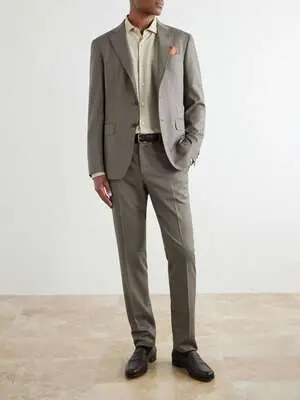 Canali Straight-leg Wool Suit Trousers