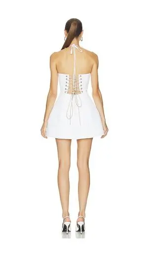 BRONX BANCO Crystal Butterfly Mini Dress