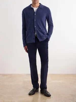 SLOWEAR Bouclé Wool-blend Cardigan