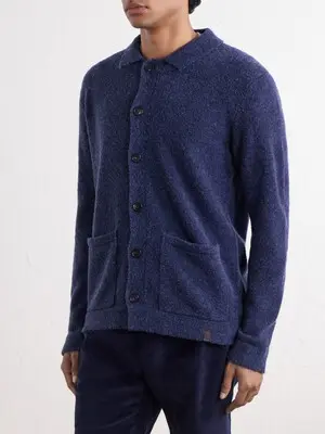 SLOWEAR Bouclé Wool-blend Cardigan