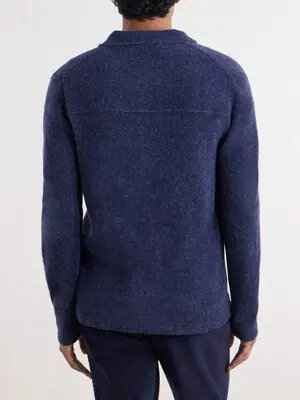 SLOWEAR Bouclé Wool-blend Cardigan