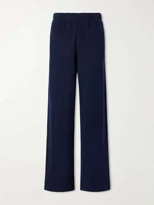 SKIMS Drawsting Cotton-blend Jersey Straight-leg Pants