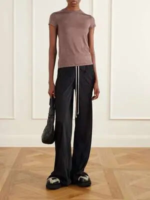 Rick Owens Wool And Silk-blend T-shirt
