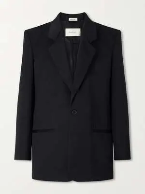 SECOND / LAYER Giovanni Wool-twill Suit Jacket - Black